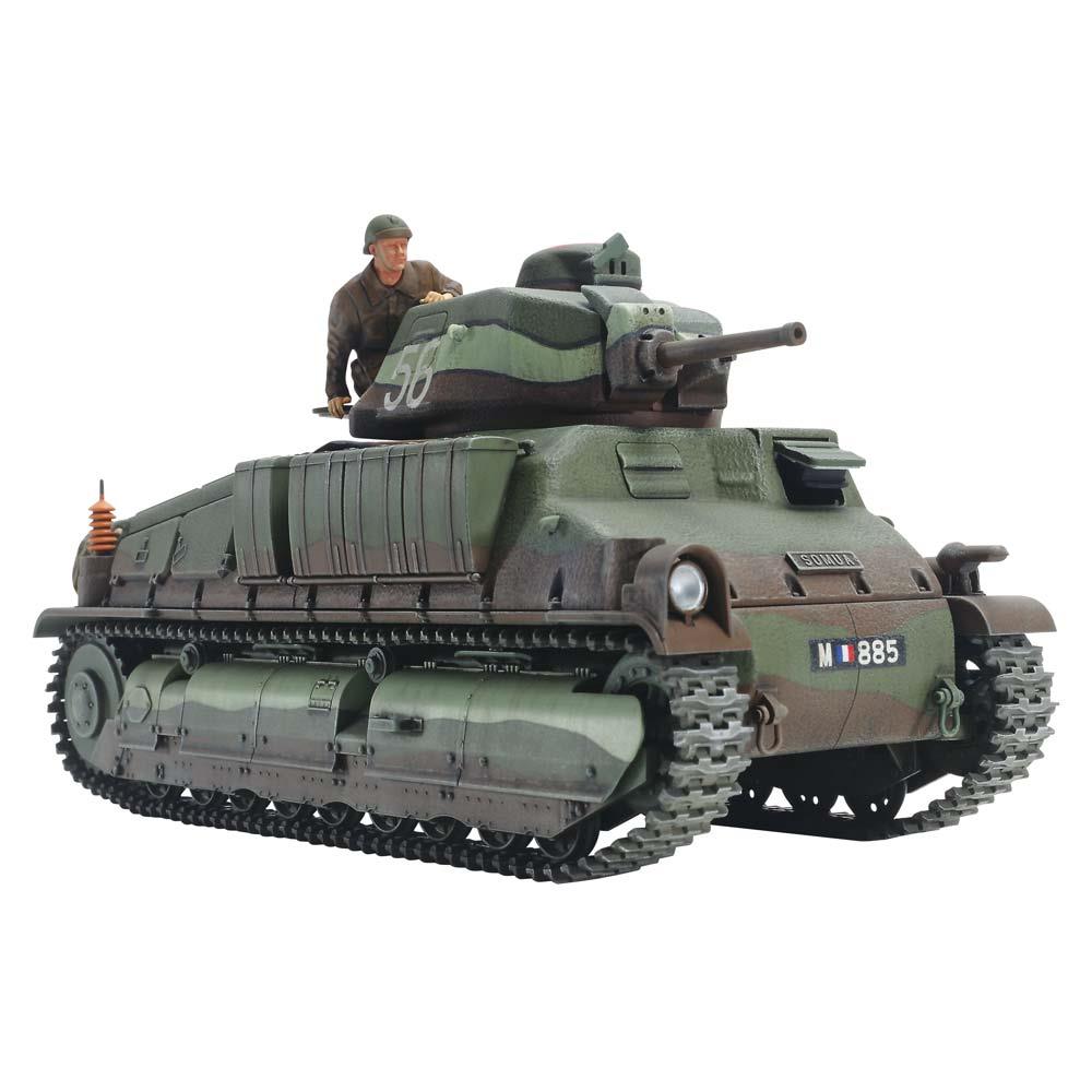 Tamiya Tanks Fransk Samua S35 1/35 plastmodell - Norwegian Modellers